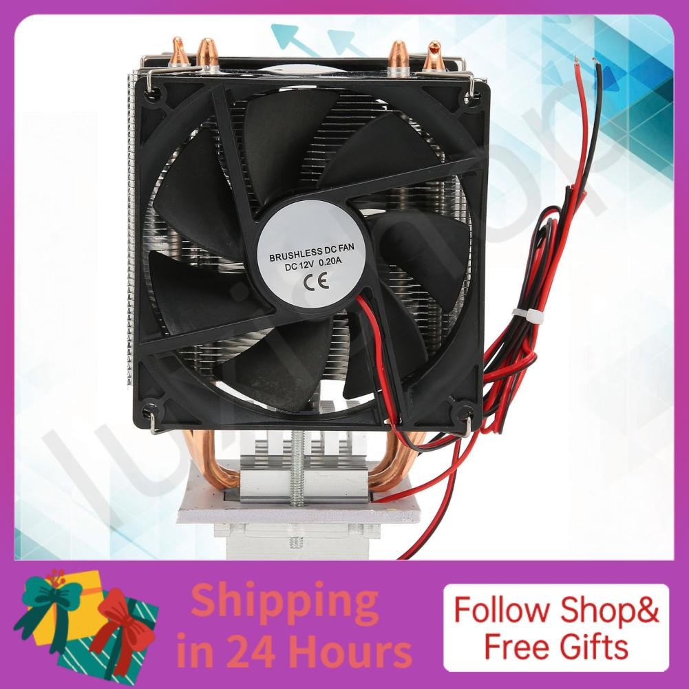 Iuxishop Peltier Cooler Kit 12V 10A Semiconductor Refrigeration Fan DIY ...