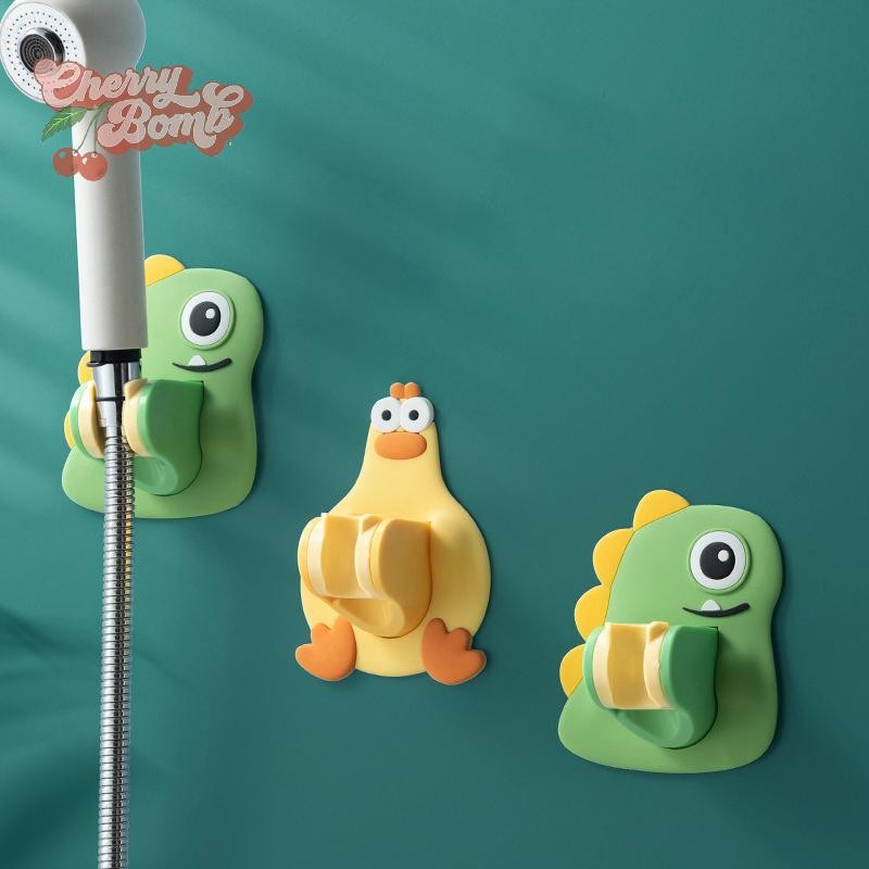 (Cherry Bomb) Shower Head Holder Wall Mounted Cartoon Shower Mounting ...