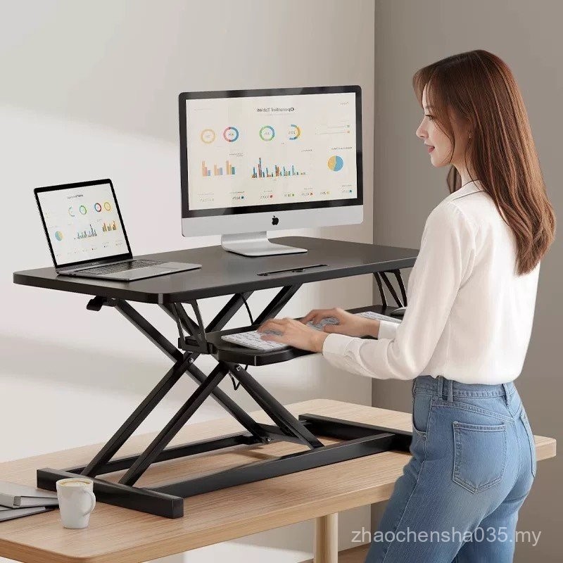 Standing Computer Stand Desktop Lifting Stand Desktop Computer Desk ...