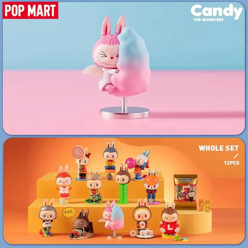 Pop Mart Labubu The Monsters Candy Series Blind Box Labubu Figure Room ...