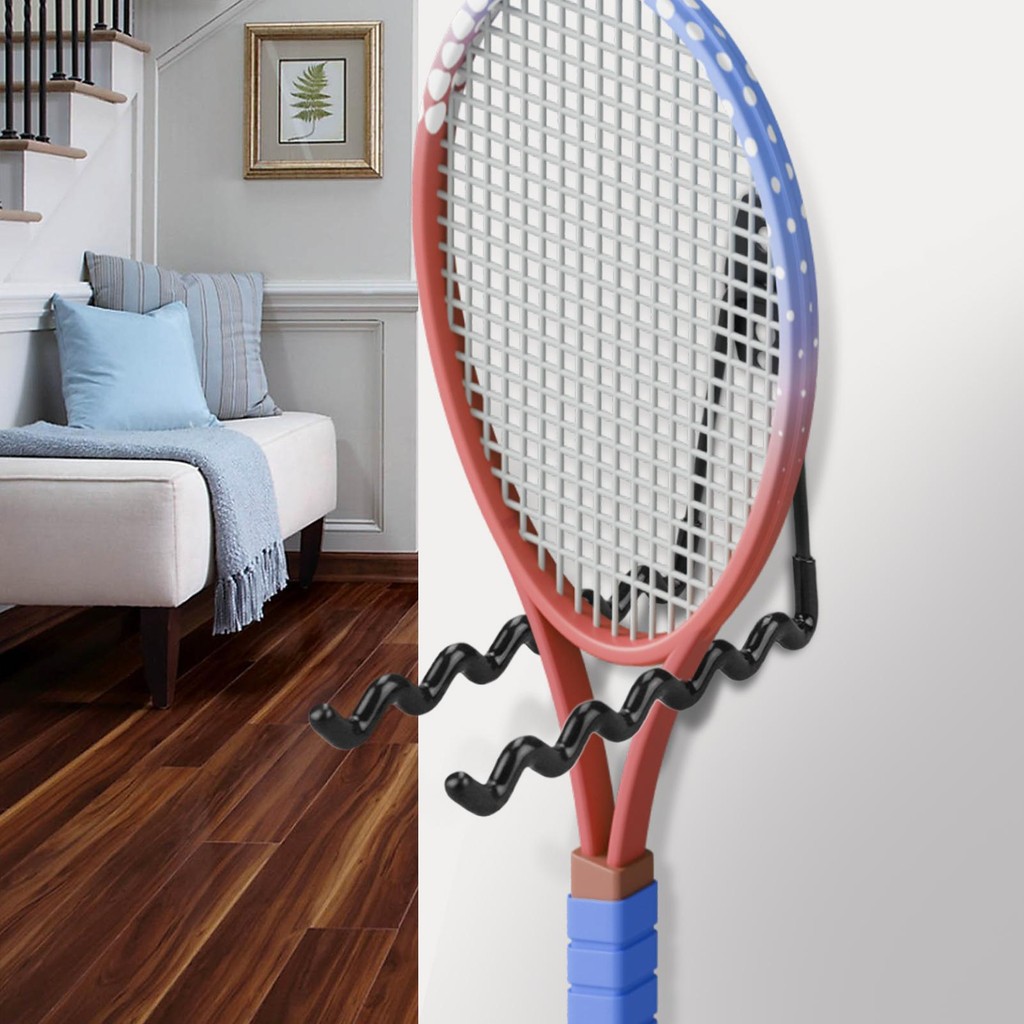 Badminton Racket Storage Rack Wall Hook Badminton Racket Holder Storage ...