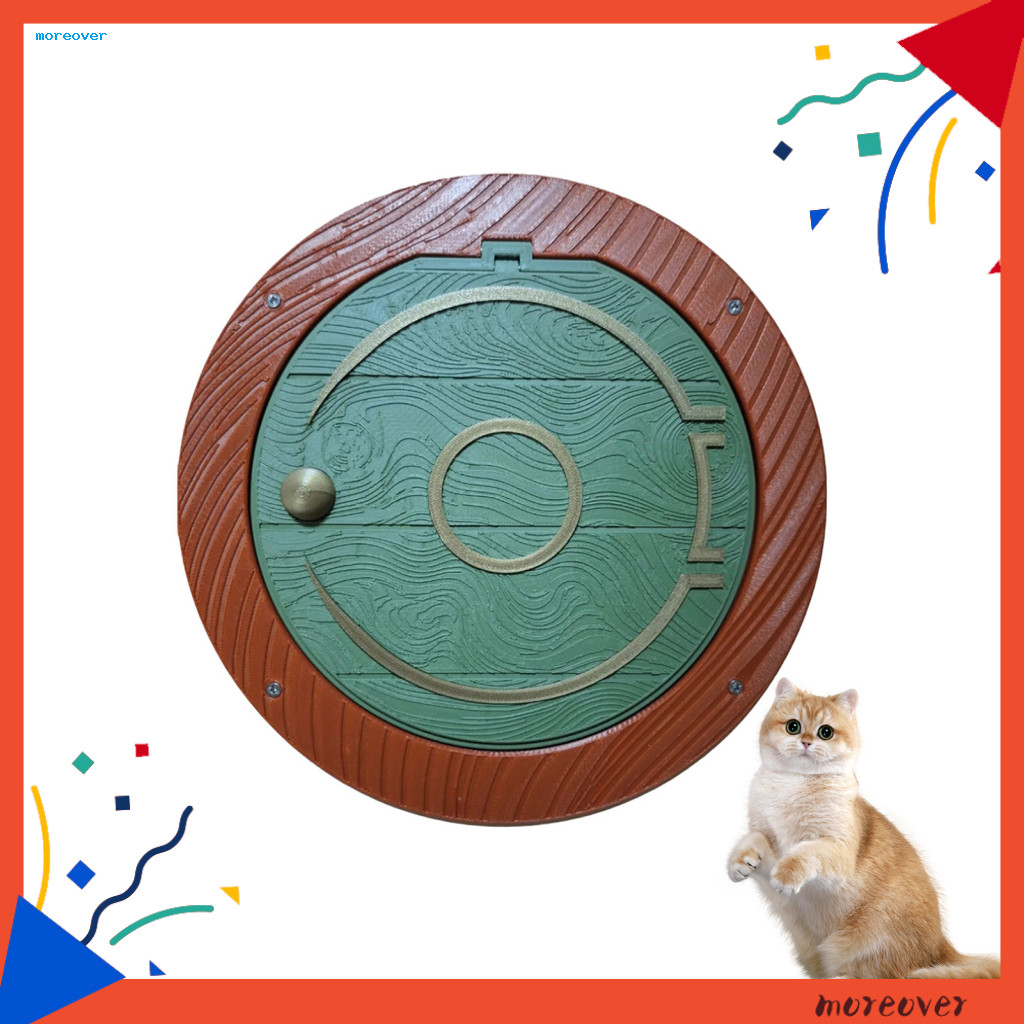 MORE Safe Cat Door for Paws Fanless Cat Door Easy Diy Cat Flap Door for ...
