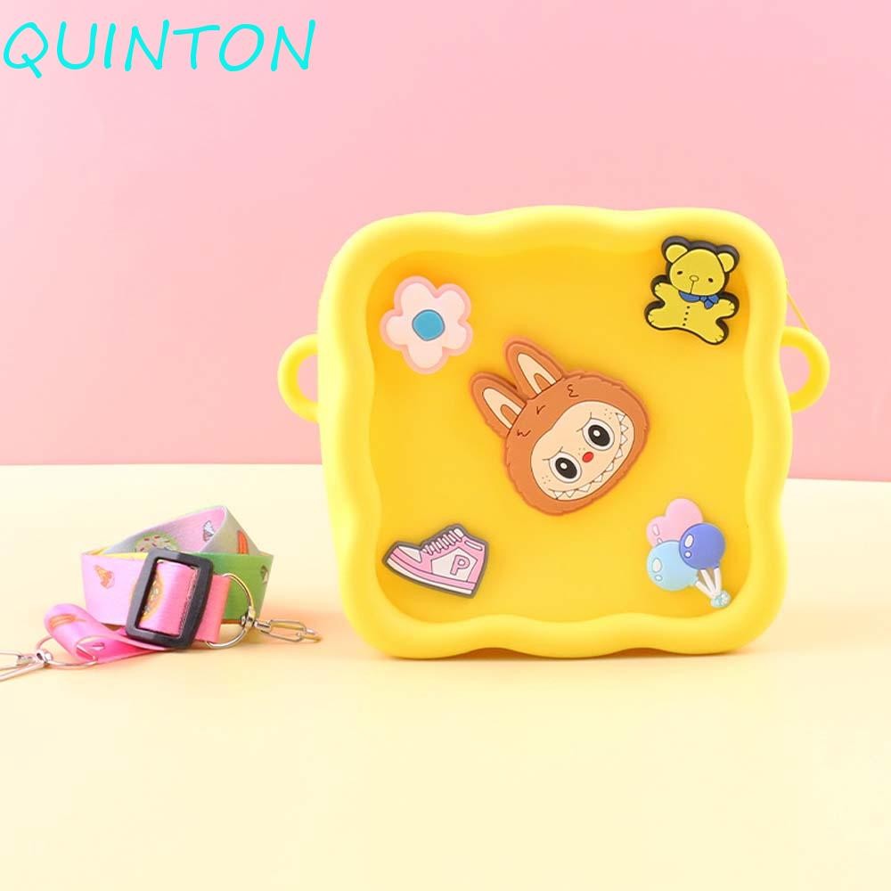 QUINTON Labubu Crossbody Bag, Korean Style Silicone Labubu Silicone ...