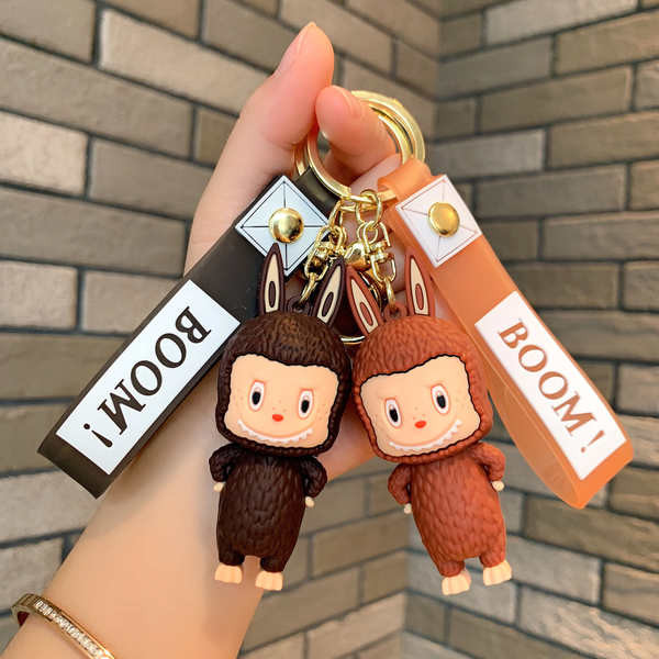 keychain mathcing labubu Kartun Labubu Rabu Domba Rantai Kunci Anak ...