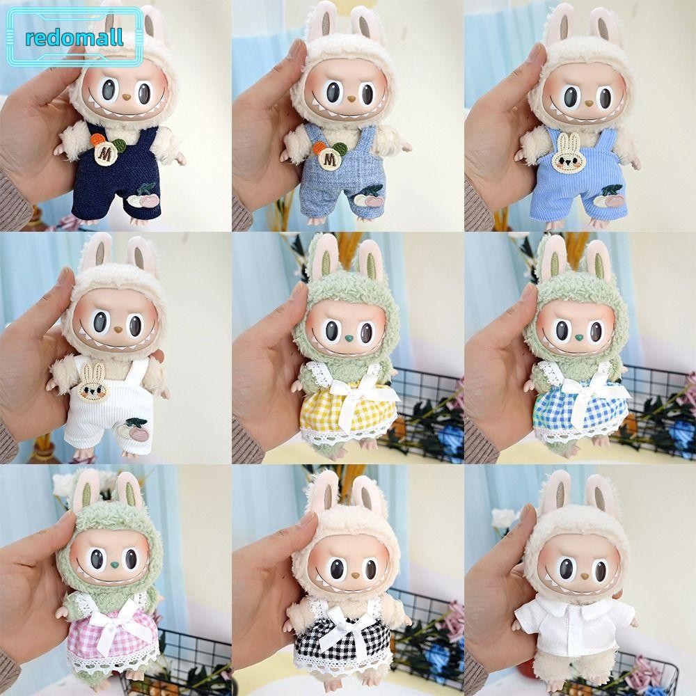 REDOMALL Doll Accessories, Bow Sequined Gauze Skirt Handmade Labubu ...