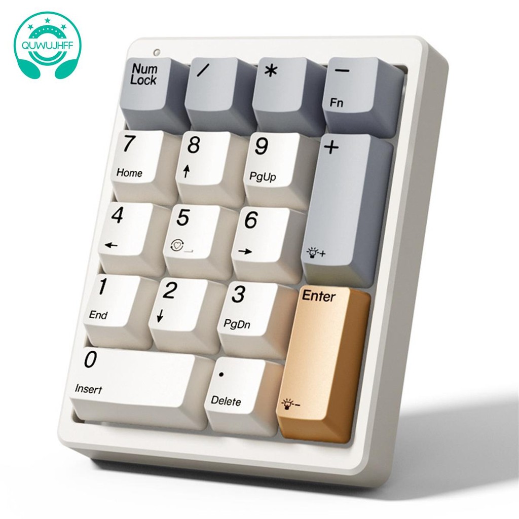 17 Keys Type C Wired Number Pad Mechanical Numeric Keypad Numpad Gaming ...