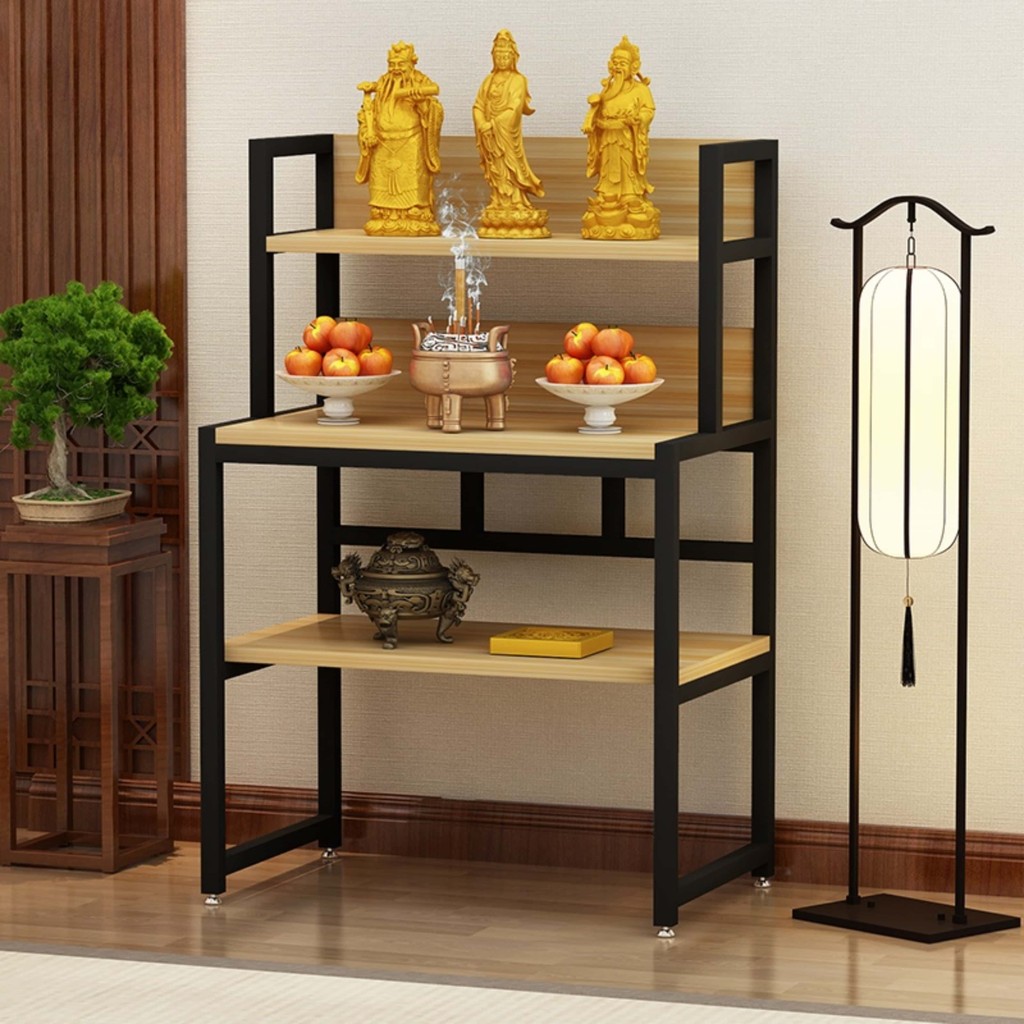 神台Living Room Altar Table Household Wooden Console Prayer Table Buddha ...