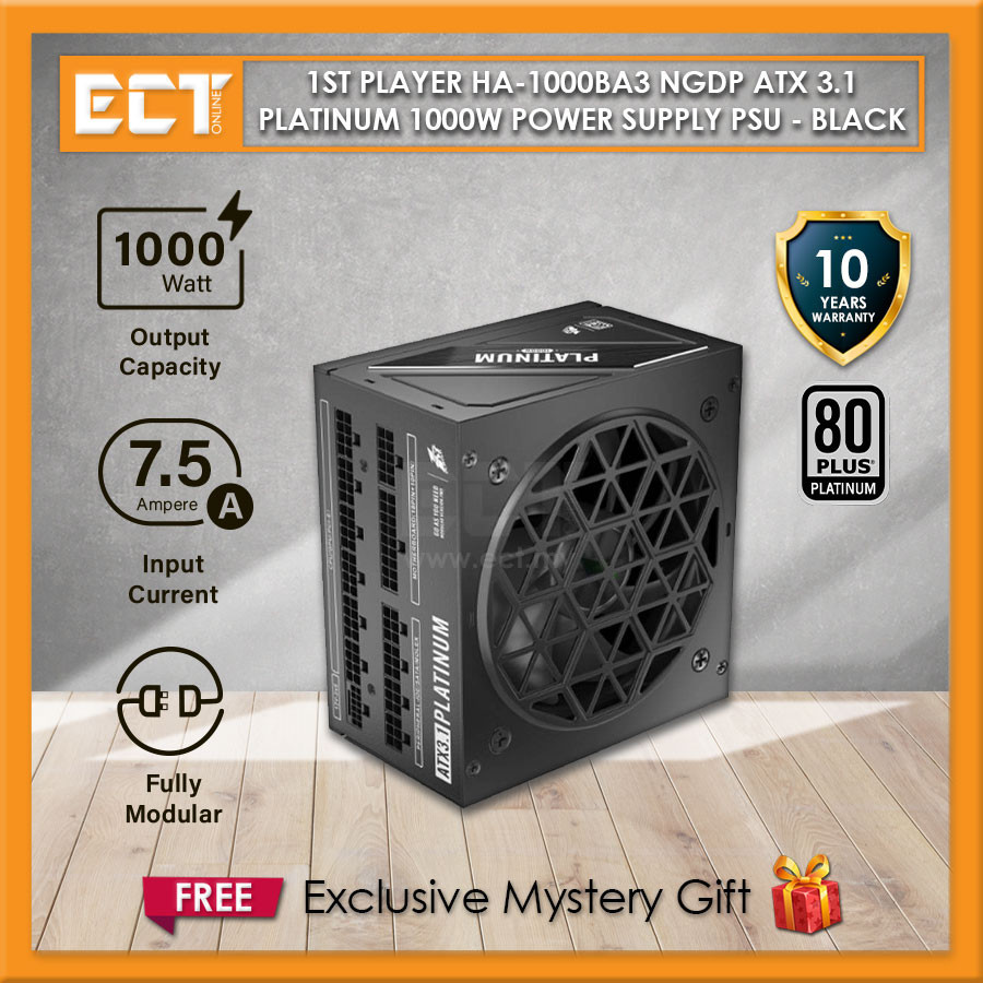 1stplayer HA-1000BA3/HA-1300BA3 NGDP ATX 3.0 Platinum 1000W/1300W Power ...