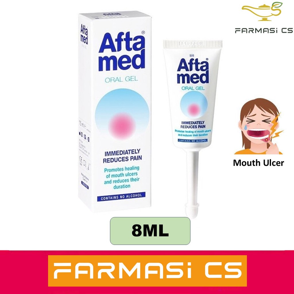 Afta Med Oral Gel 8ml EXP: 04/2026 [ Aftamed Mouth Ulcers Ulser Mulut ...