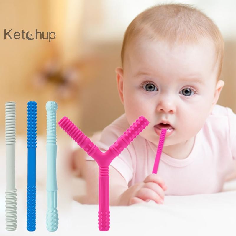 Ketchup1 Kid Chewing Tube Speech Therapy Teeth Massager Children Talk ...