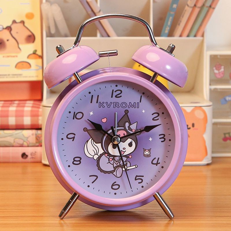 Kuromi Alarm Clock Student Dedicated Wake Up Handy Tool Silent Girl ...