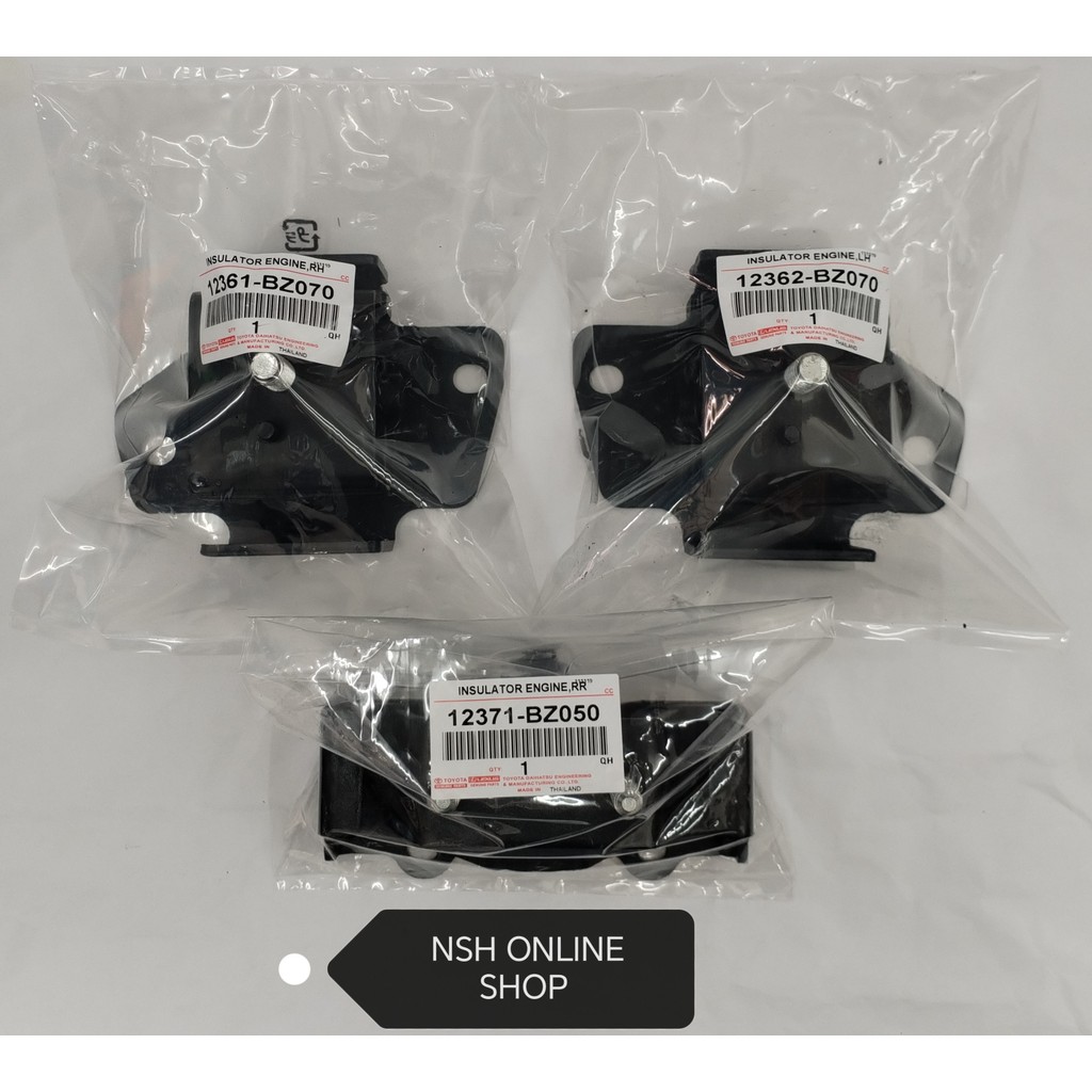 Engine Mounting Set (TOYOTA OEM) for Toyota Avanza F602 1.5 2009-2012 ...