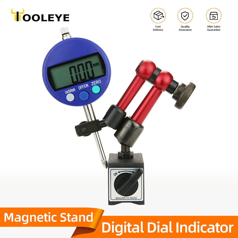 Digital Dial Indicator Magnetic Stand Base Dial Test Indicator Holder