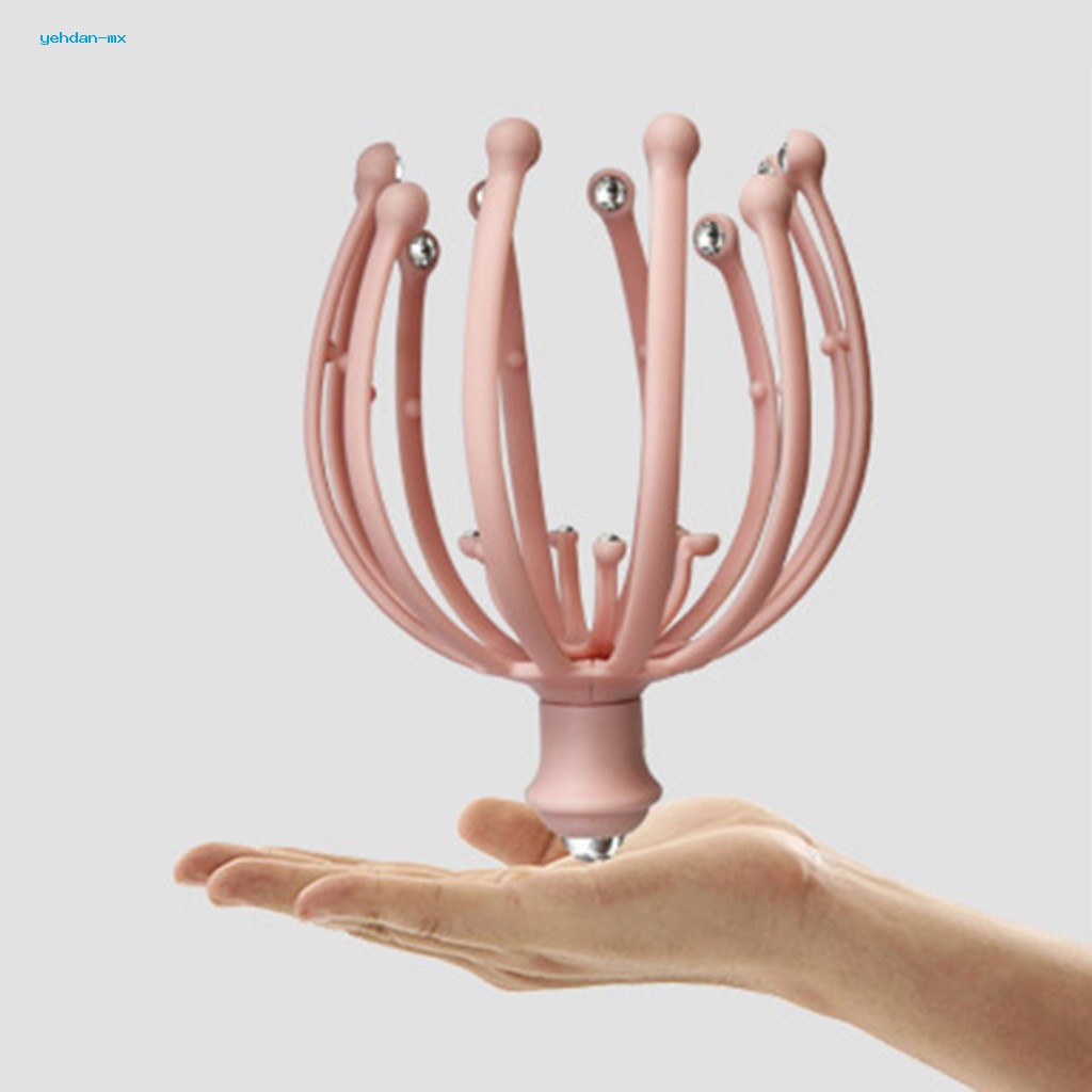 ye Scalp Massage Tool Portable Octopus Head Massager with 12 Claws for ...