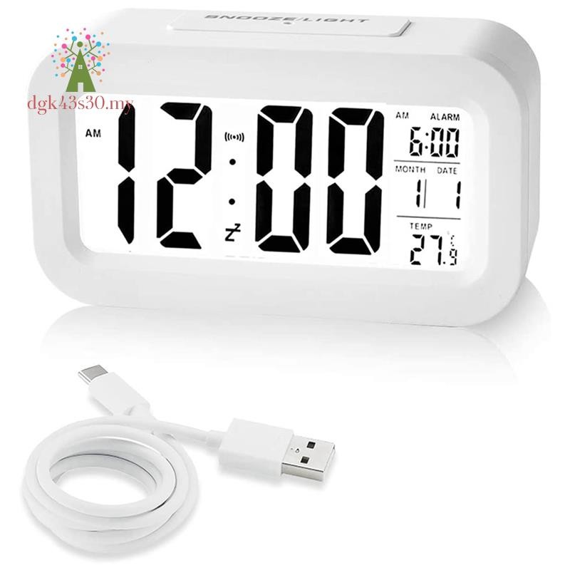 Rechargeable Alarm Clocks, Digital Alarm Clocks Bedside Mains Powered ...