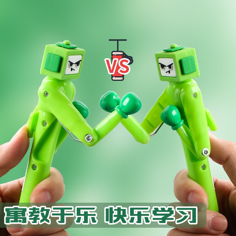 New Style Robot Boxing Creative Ballpoint Pen Decompression Primary ...