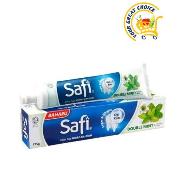 Safi Micro Calcium Toothpaste Double Mint 175g | Shopee Malaysia