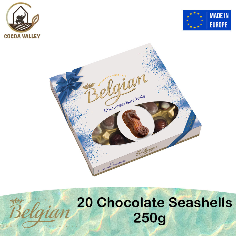 The Belgian Seashells Milk Chocolate 250g (Made in Belgium)(ICE PACK ...