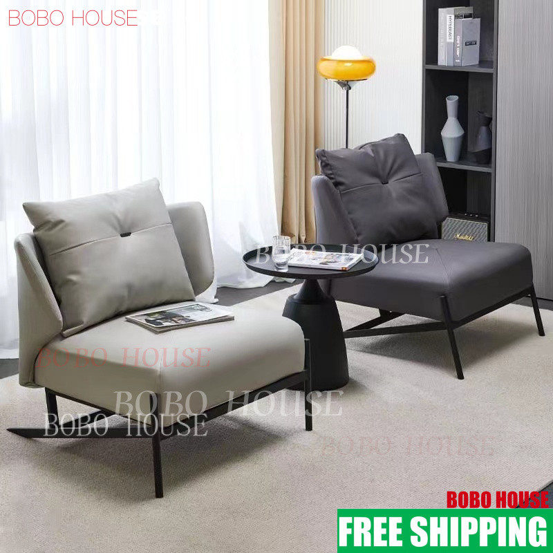 Nordic single sofa chair living room bedroom balcony modern designer ...
