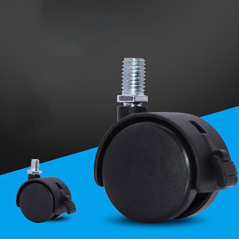 Plastic Swivel Roller Caster Wheel Computer Chair Furniture Replacement ...