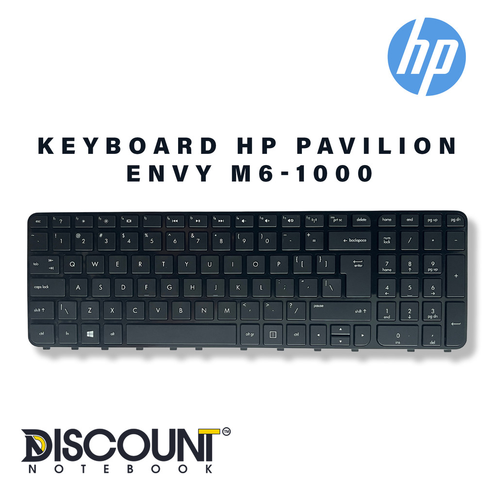HP M6-1000 BLACK SMALL ENTER KEYBOARD | Shopee Malaysia