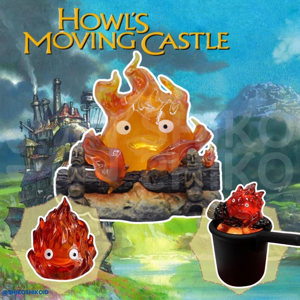 FGcal Figure Calcifer Fire Speaking Howl's Moving Castle Studio Ghibli ...