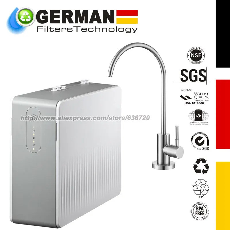 500 GPD, 2:1 Pure to Drain, Reverse Osmosis System, Tankless RO Water ...