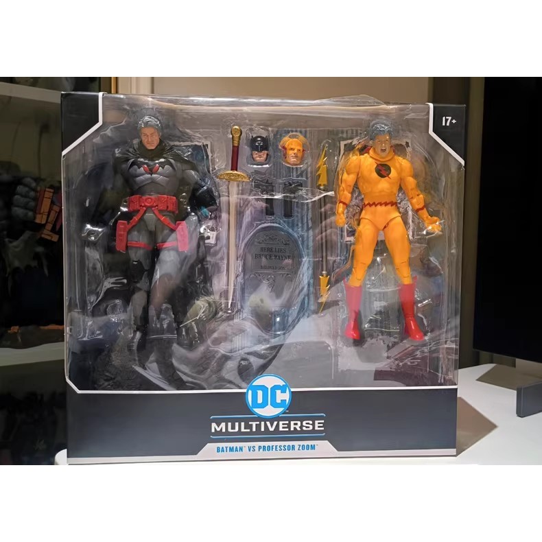 McFarlane Flashpoint Batman Grandpa Reverse Flash Double Set | Shopee ...
