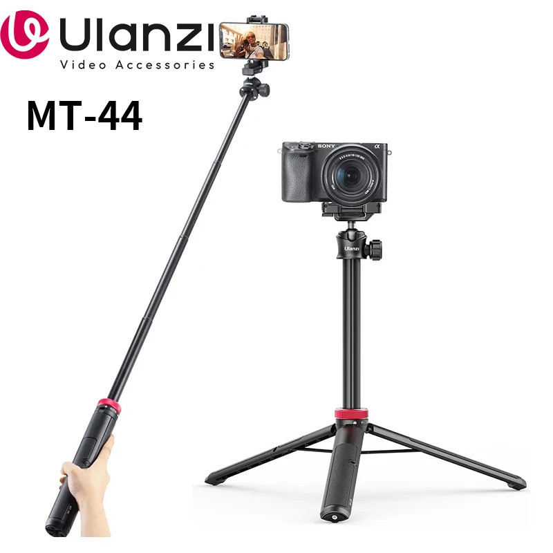 Ulanzi MT-44 Extend Livestream Tripod Stand 42inch Tripod with Phone ...