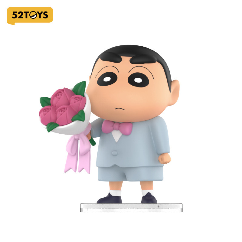 52TOYS Crayon Shinchan Limited Edition-Rose Gentleman Figure Toy | Shopee Malaysia