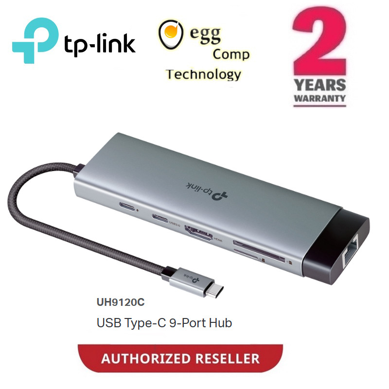 TP-Link UH9120C USB Type-C 9-Port Hub ( Plug & Play ) 9-in-1 Expansion | Shopee Malaysia
