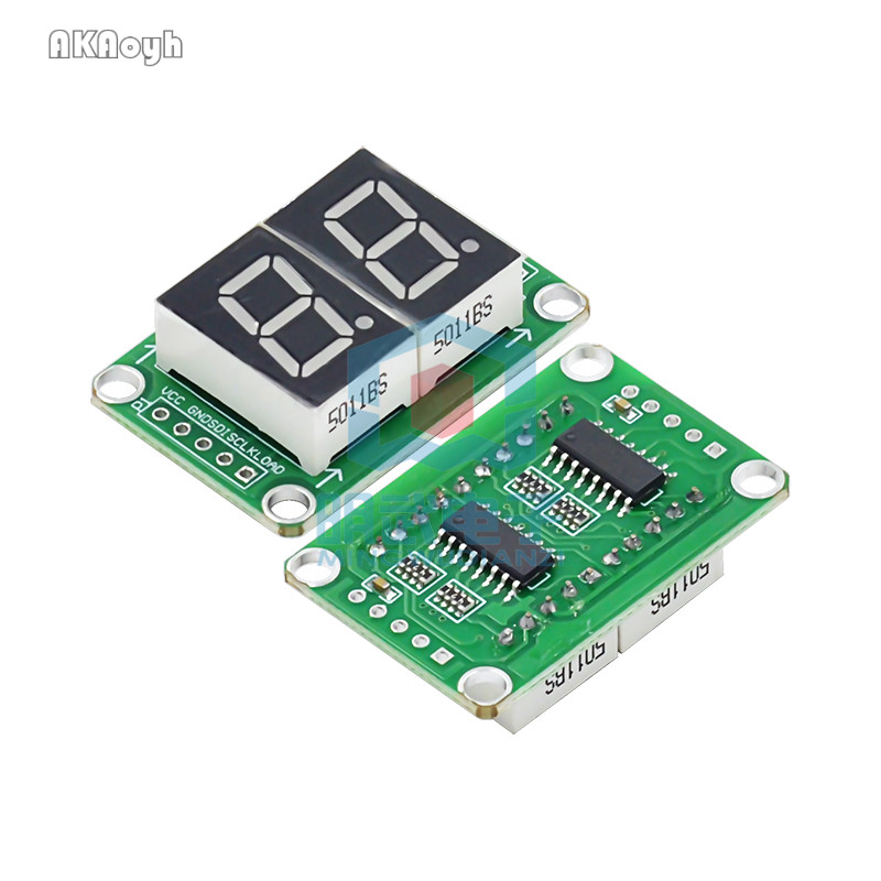 74HC595 Static Driver 2-Segment Digital Tube Display Module Seamless ...