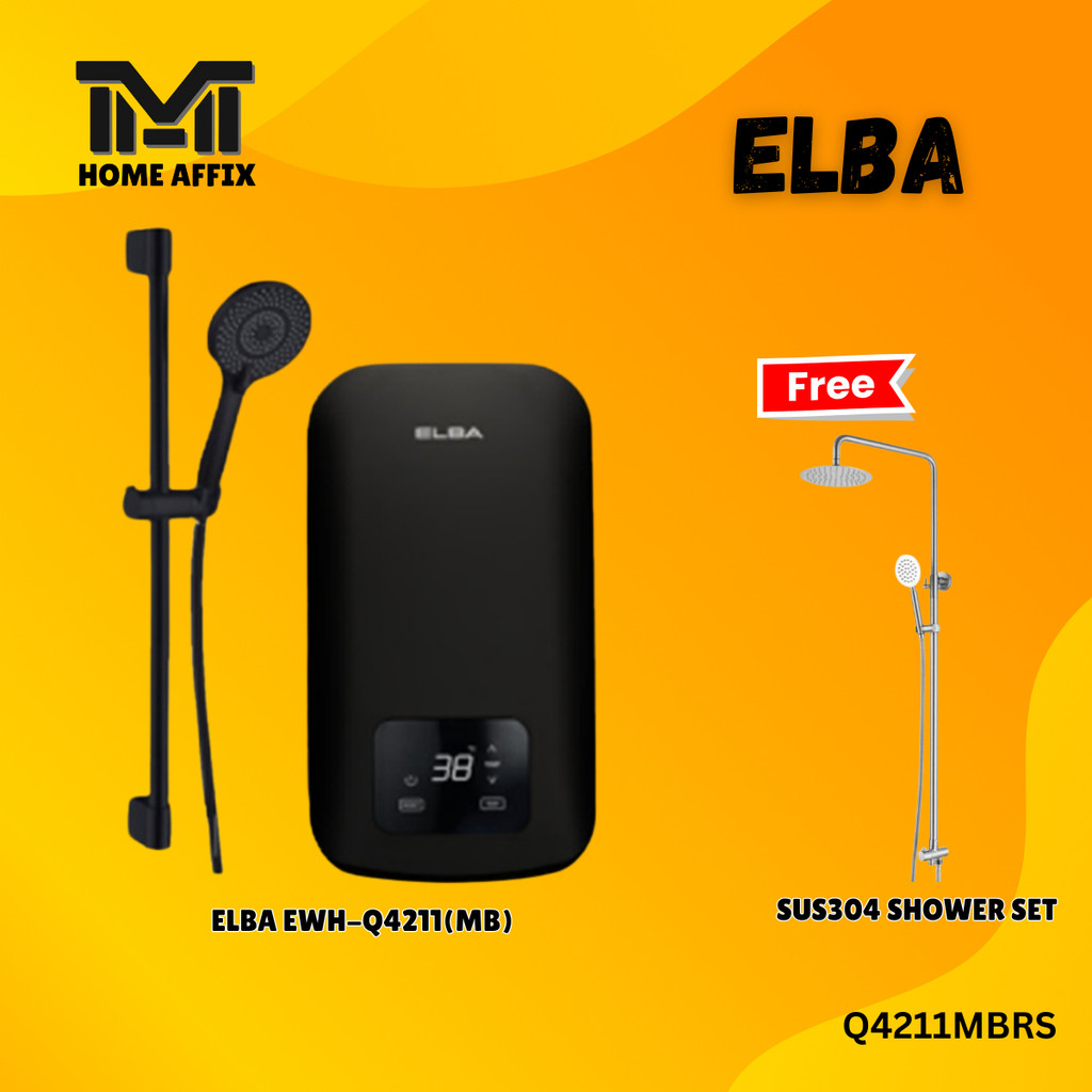Elba Instant Water Heater | Snow White | ATTIVO Series | With AC ...
