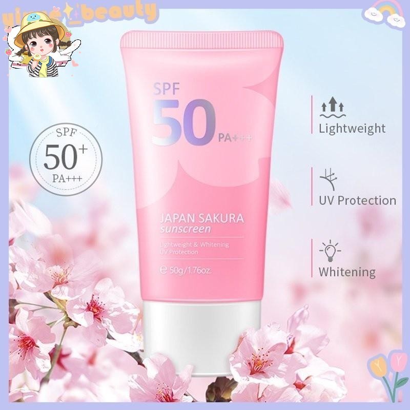 Sunscreen With UV Rays Sakura LAIKOU Japan SPF50 PA++ Sunblock Cream ...