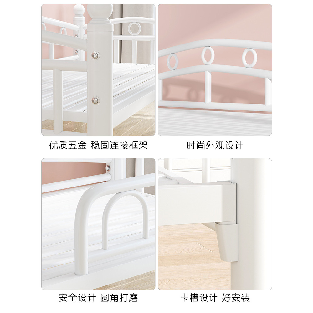 Katil besi tempa dengan katil kecil pagar pembatas katil single budak ...