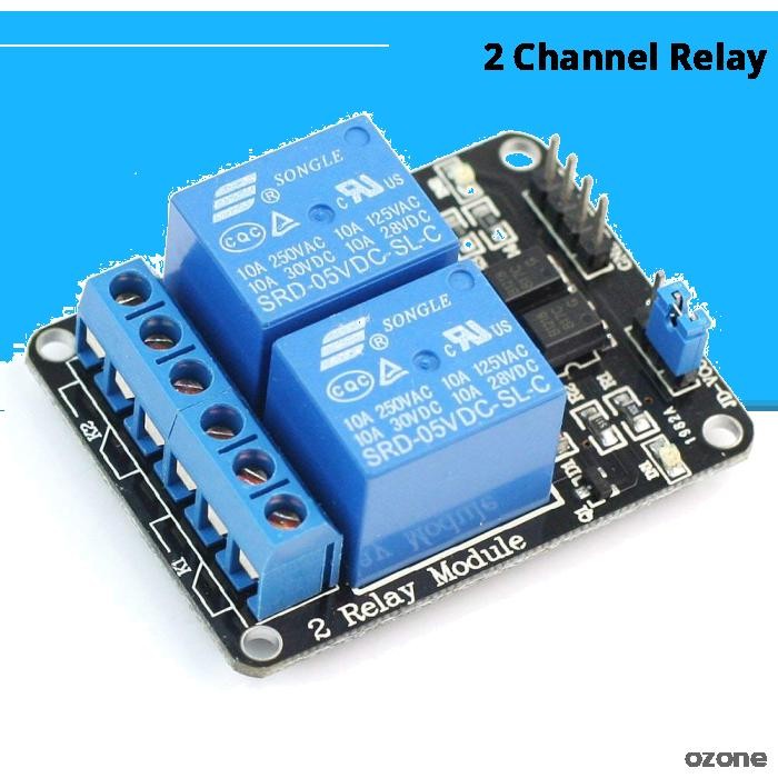 Arduino Opto isolator 2 Channel Relay 2 Way 5V Relay Module | Shopee ...