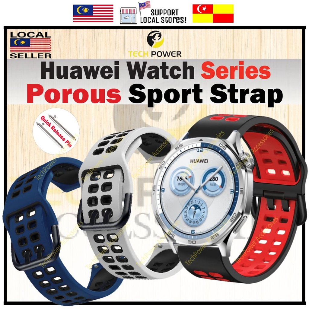 Huawei Watch Strap Huawei Watch GT5 /GT4 /GT3 /GT2 Porous Sport ...