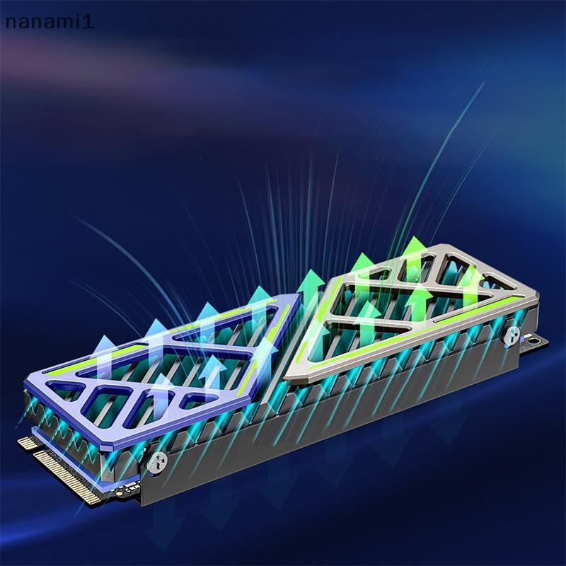 nanami1 Dazzcold M.2 SSD Heatsink 2280 NVME NGFF Radiator Magnesium ...