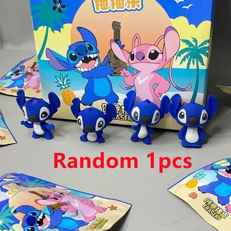 Disney Cartoon Stitch Pencil Eraser Sassafras Kawaii Removable Student ...
