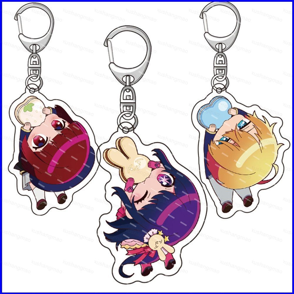 ZX Oshi no Ko Keychain Anime Keyring Acrylic Cute Bag Pendant Cartoon ...