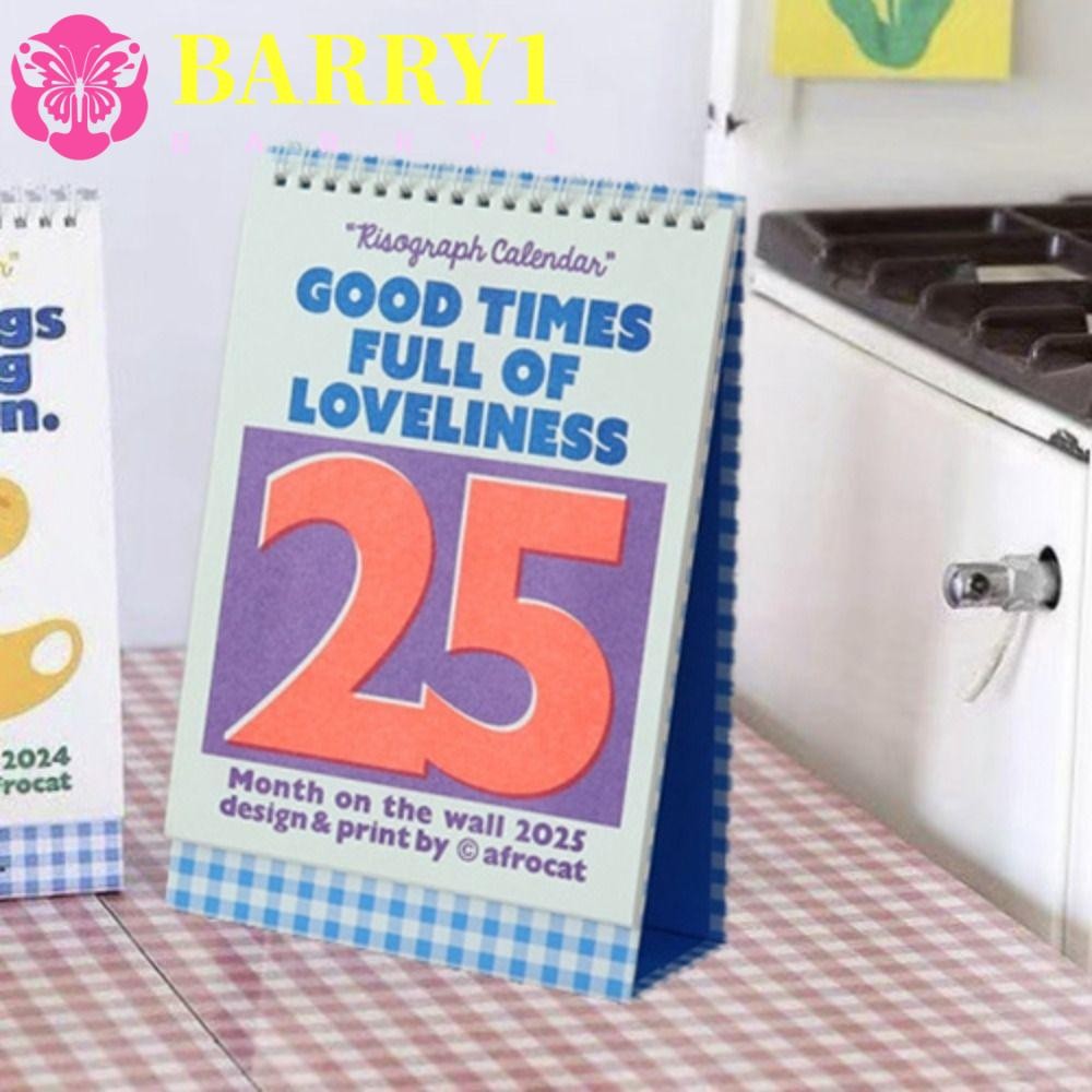 BARRY1 Lovely Calendar, Simple Creative Desk Calendar, Practical ...