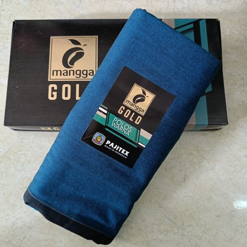 Original premium gold mango sarong, plain tumpal color | Shopee Malaysia