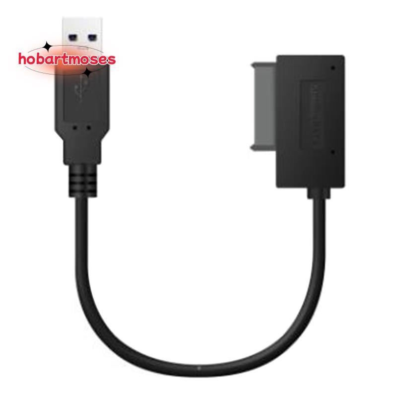 USB Adapter PC 6P+7P CD DVD Rom SATA to USB 2.0 Converter Slimline Sata 13 Pin Drive Cable for ...