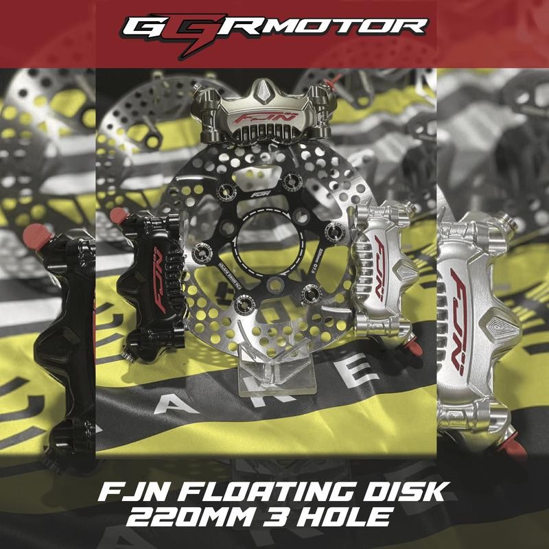 FJN FLOATING DISK 220MM (3HOLE) – Disk Brek Berkualiti Tinggi dengan ...