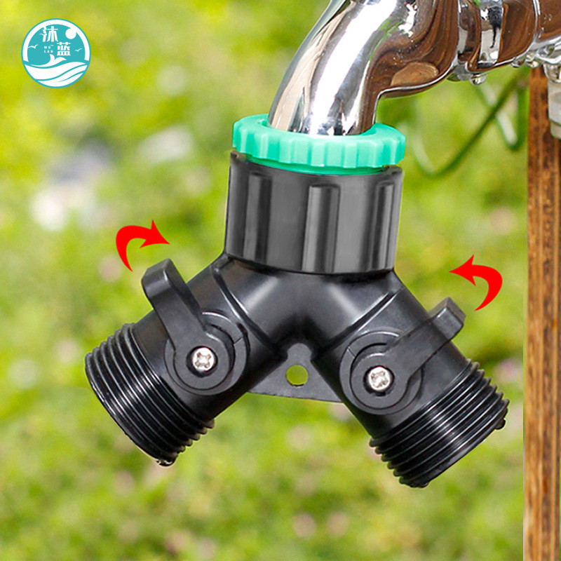 Garden Faucet One Point Two Plastic Three-Way Joint 6 Point Thread One ...
