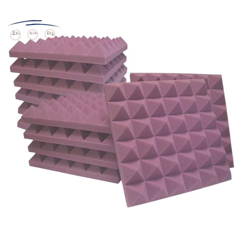 12 Pack Soundproof Foam Pyramid Acoustic Absorbing Panels Studio Foam ...