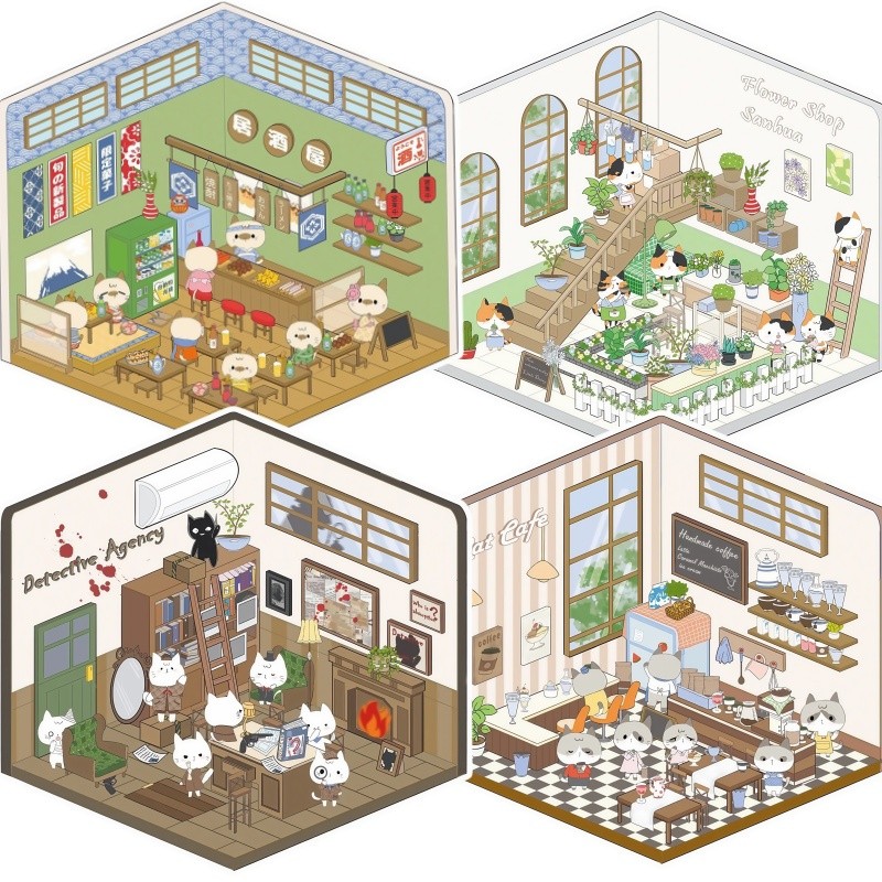 SugarSticker WAKAKA 6 Styles Stickers Waterproof Sticker Paper ...