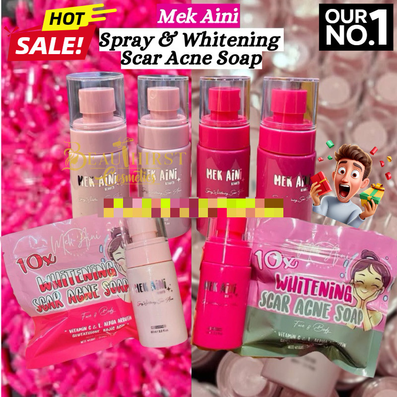 SPRAY MEKNURAINI BEAUTY ACNE ORIGINAL | SPRAY WHITENING SCAR ACNE ...