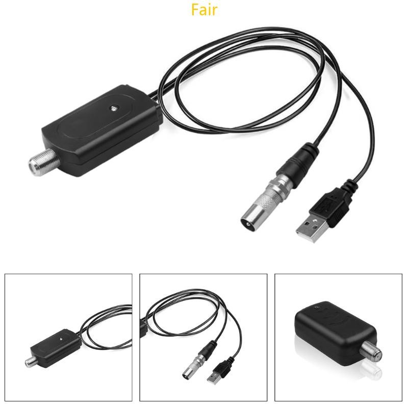 Fair Signal Amplifier Antenna Booster Tuner Digital Indoor HDTV Antenna ...