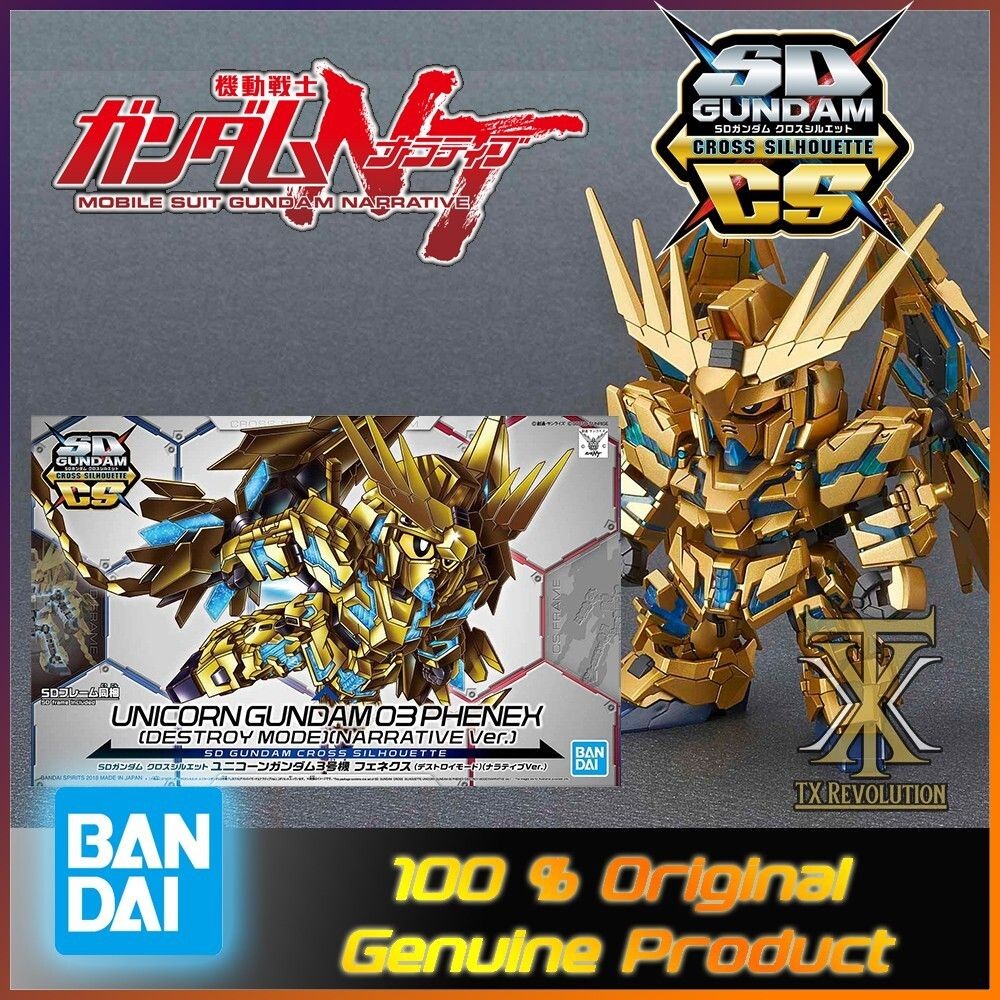 SDCS SD Gundam Cross Silhouette Unicorn Gundam 03 Phenex bb senshi | Shopee Malaysia